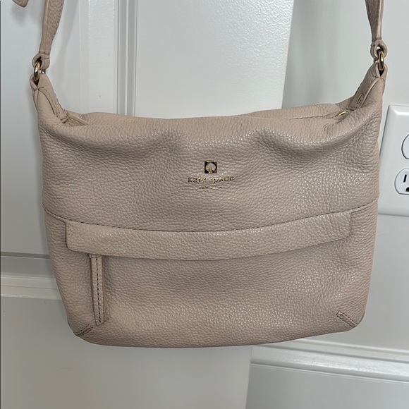 kate spade | Bags | Kate Spade Beige Leather Shoulder Bag | Poshmark